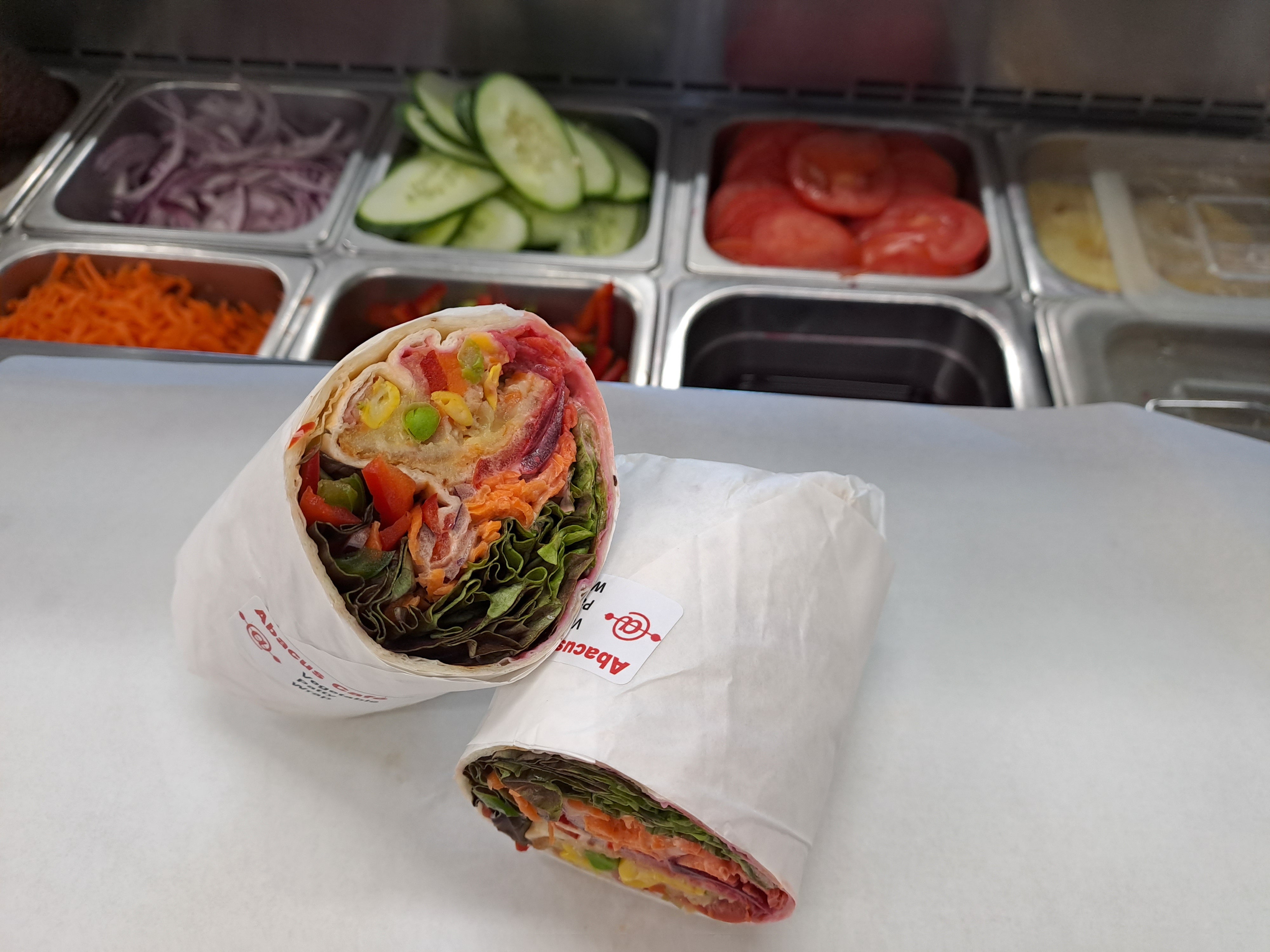 Vegetable Patty Wrap | Abacus Cafe Ordering
