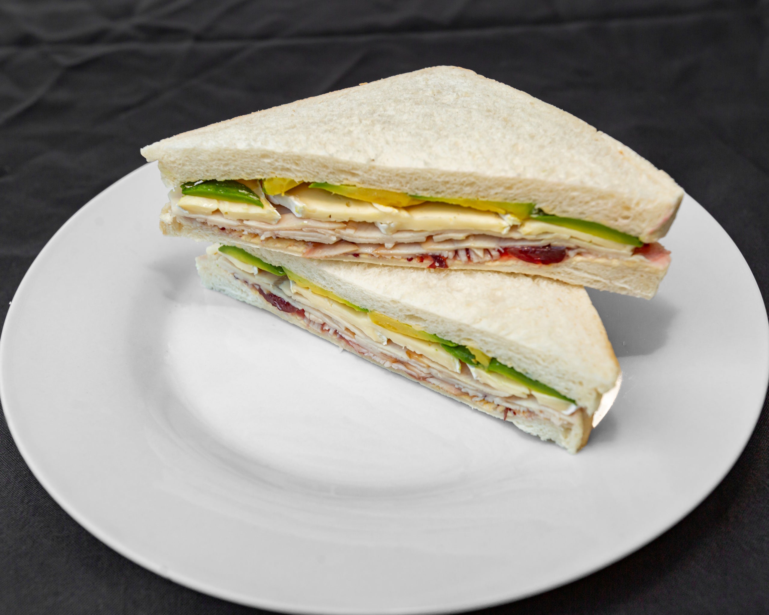 Turkey, Brie, Avocado & Cranberry Sauce Sandwich | Abacus Cafe Ordering